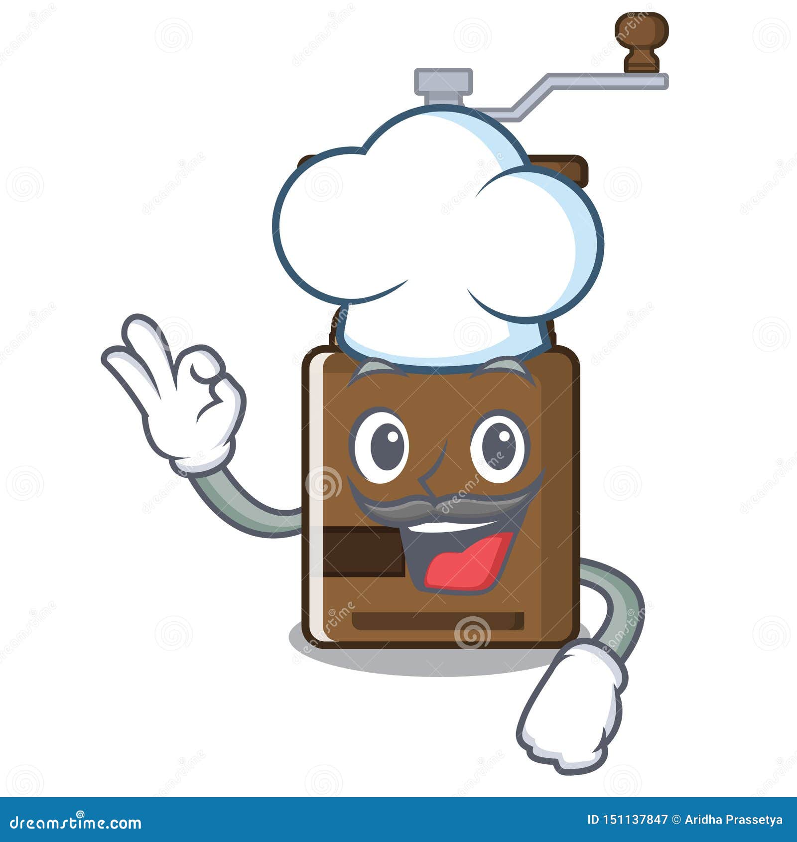 Chef Coffee Vending Machine With Cartoon Shape Vector Illustration ...