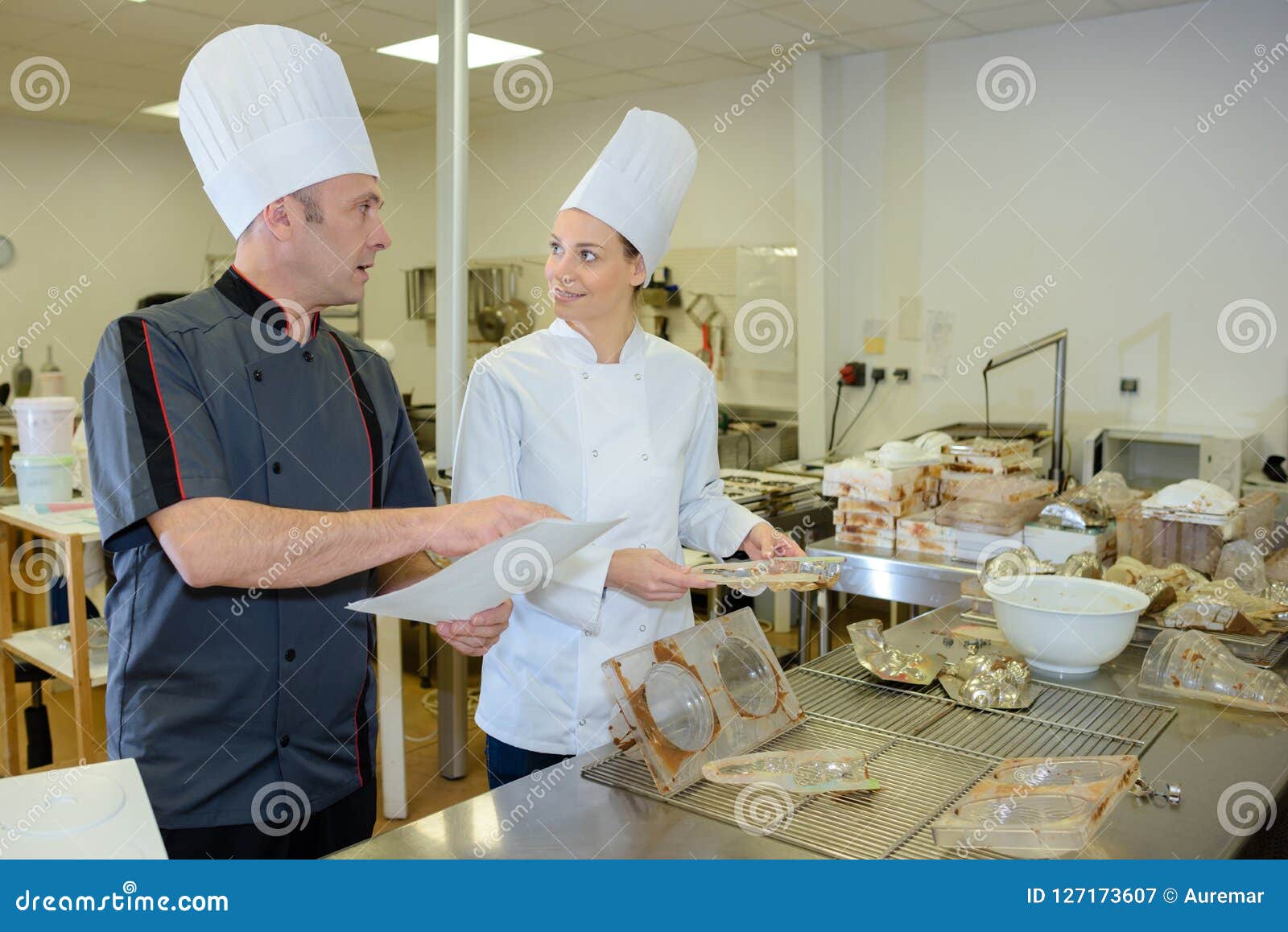 Commis Chef In The Kitchen
