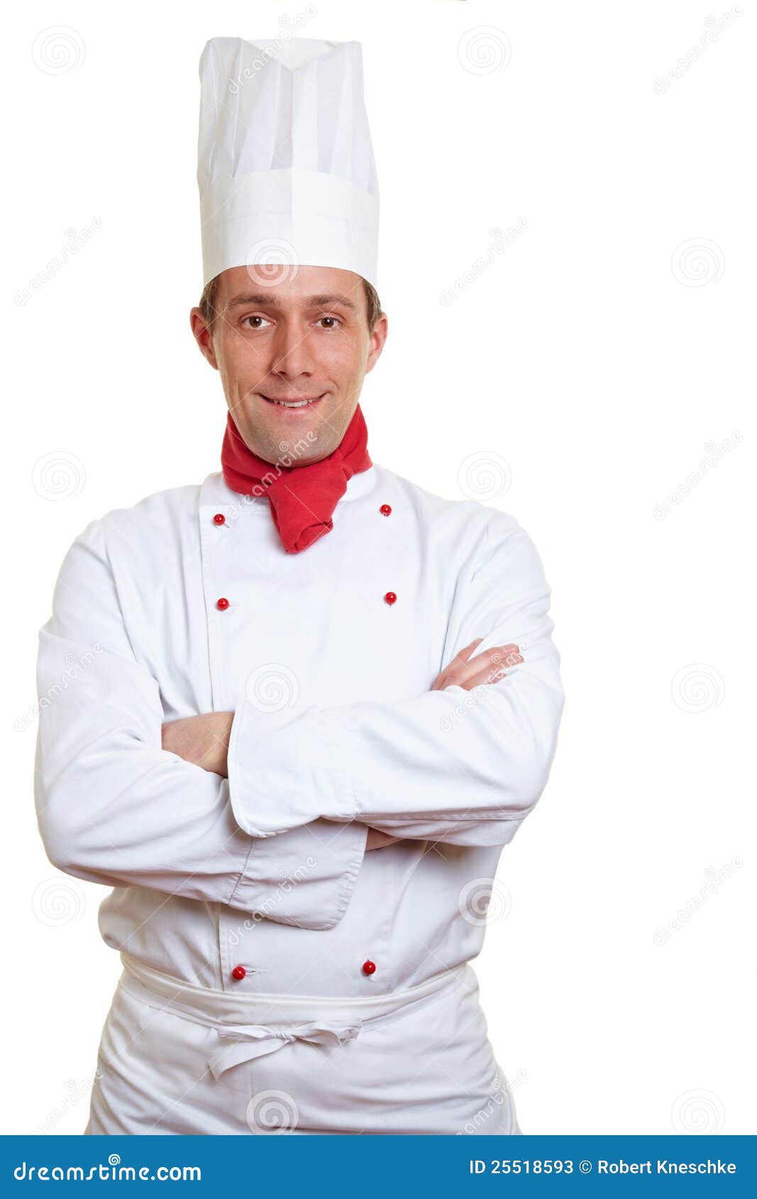 Chef Cook with Arms Crossed Stock Image - Image of cook, restaurant ...