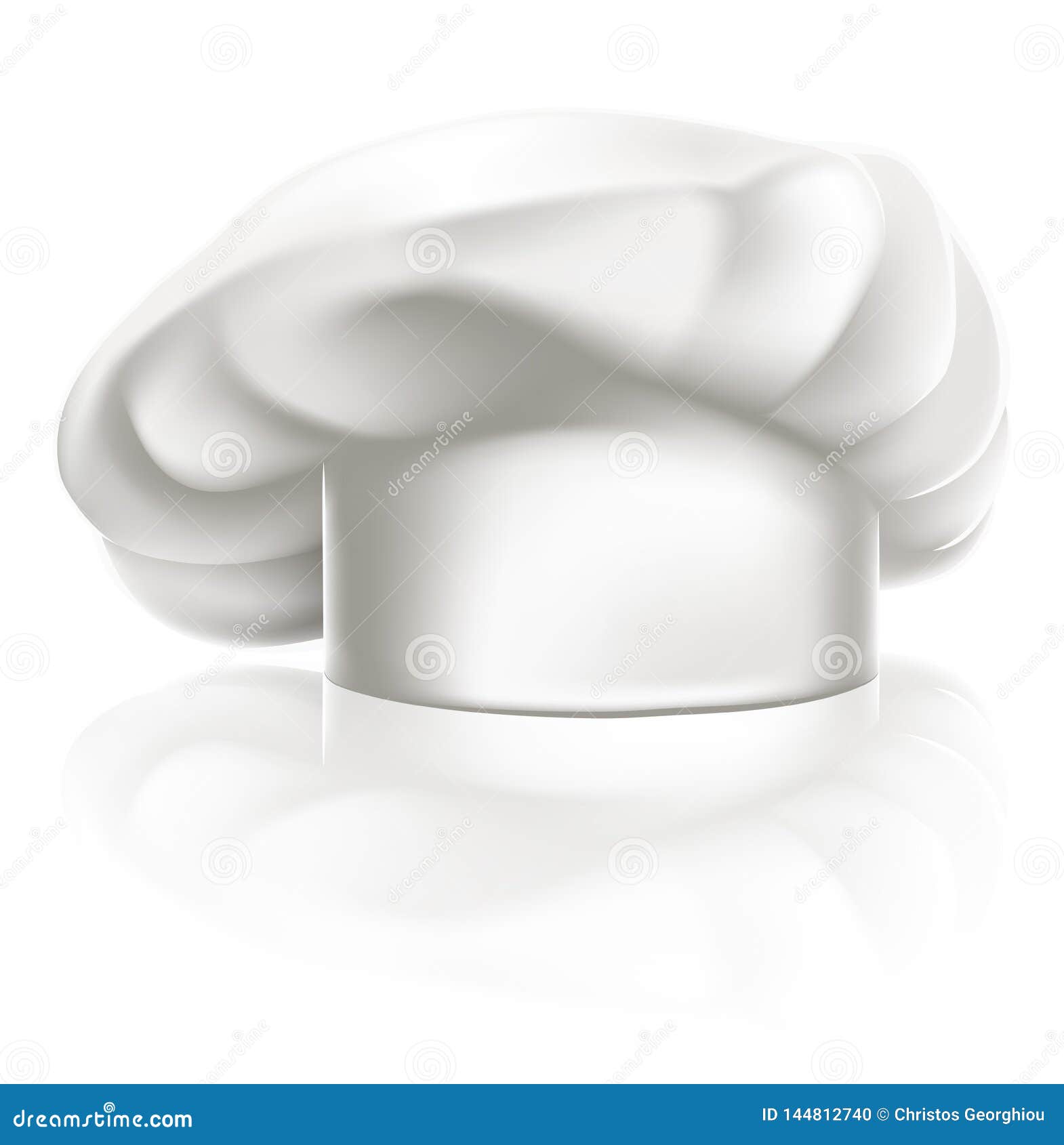 Chef Cook Baker Hat stock vector. Illustration of chef - 144812740