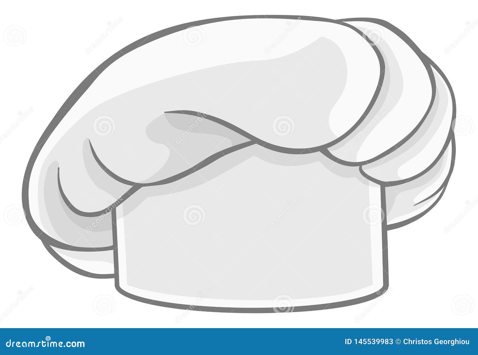 Chef Cook Baker Hat stock vector. Illustration of isolated - 145539983