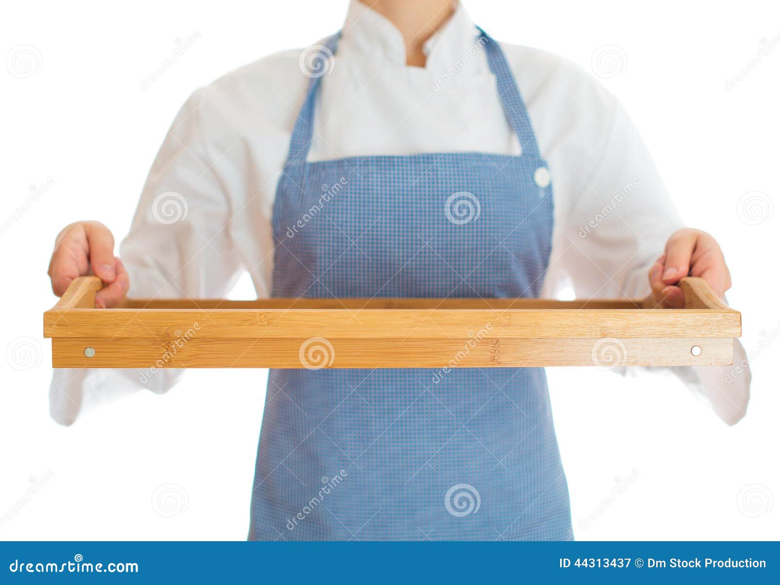 Chef cook holding tray. stock image. Image of indoors - 44313437