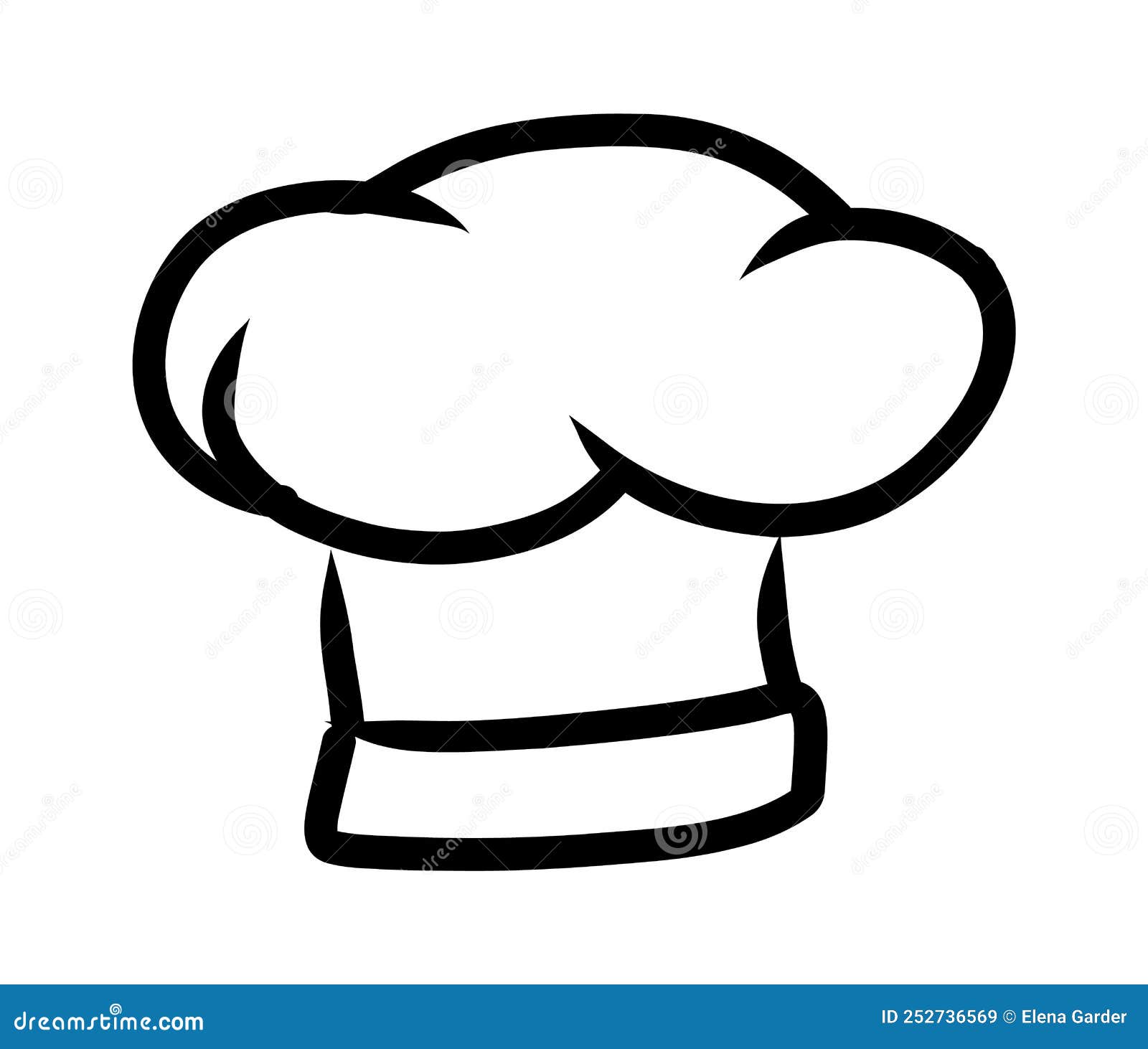 Chef Cook Icons. Vector Cook Cap Logos for Restaurant Stock Vector ...