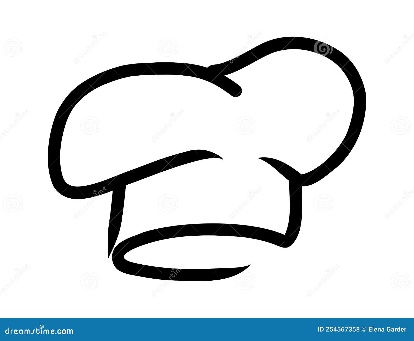Chef Cook Icons. Vector Cook Cap Logos for Restaurant Stock Vector ...