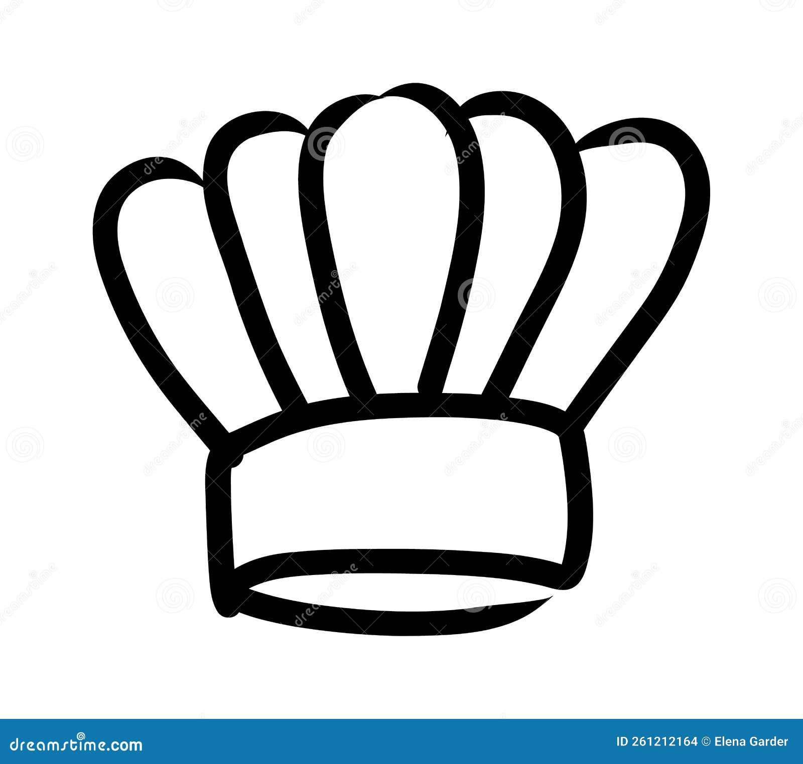Chef Cook Icons. Vector Cook Cap Logos for Restaurant Stock Vector ...