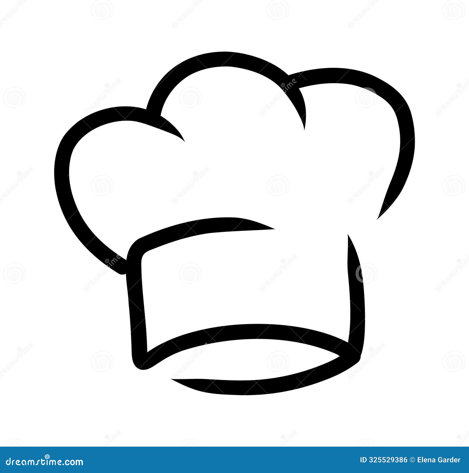 Chef Cook Icons. Vector Cook Cap Logos for Restaurant Stock Vector ...