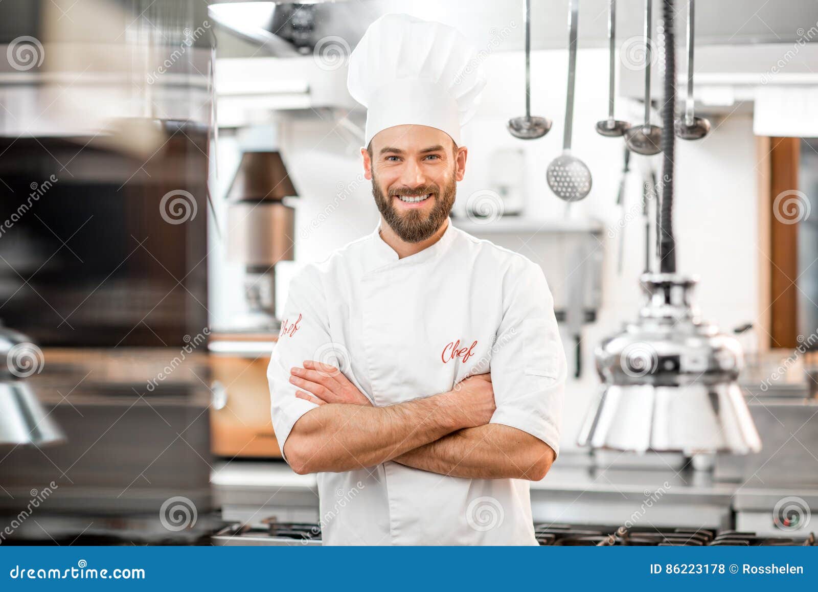 Chef Cook Prepares Meal In Flame Fire Burn Frying Pan Royalty-Free ...