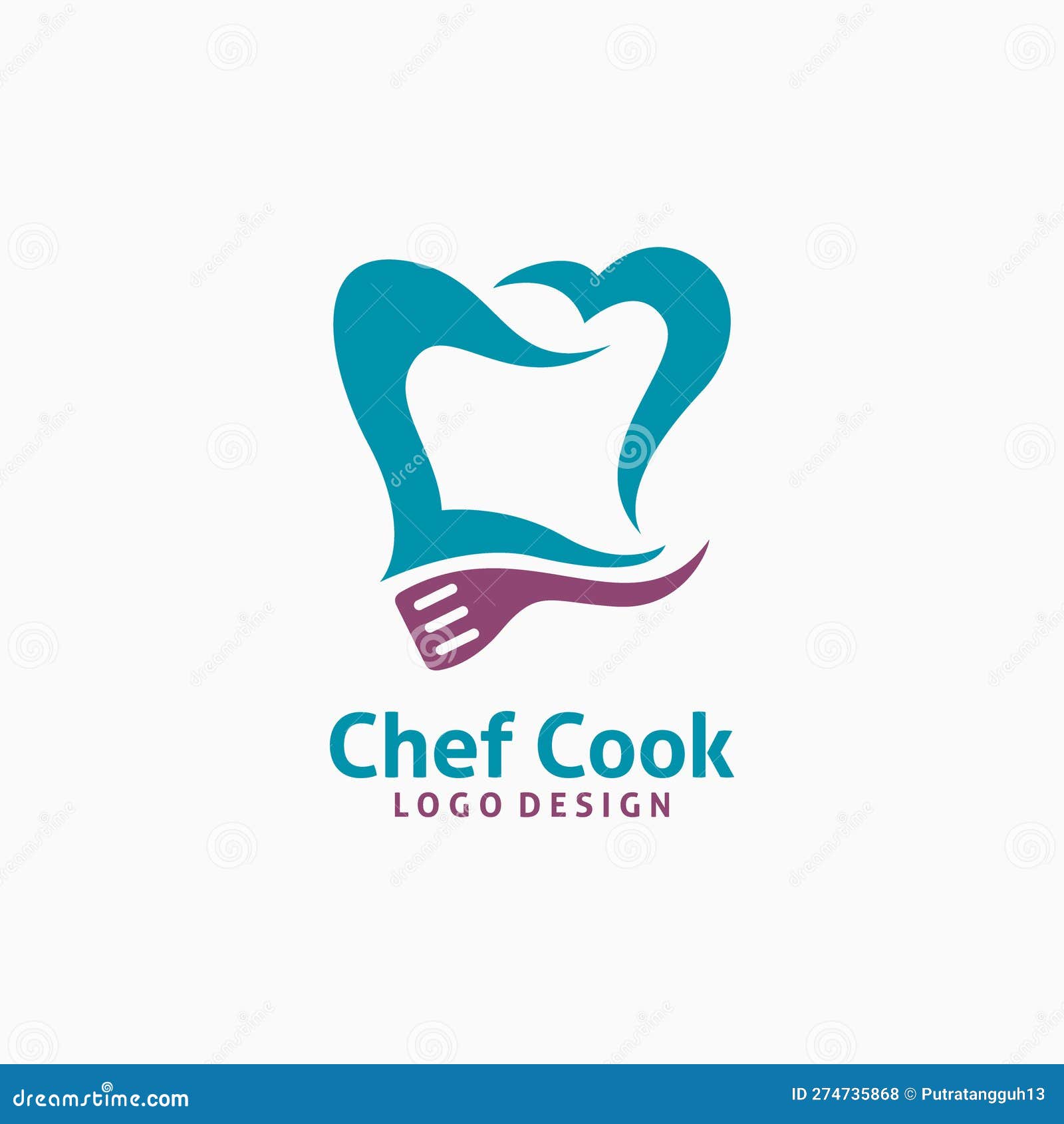 Chef cook logo design stock vector. Illustration of ideas - 274735868