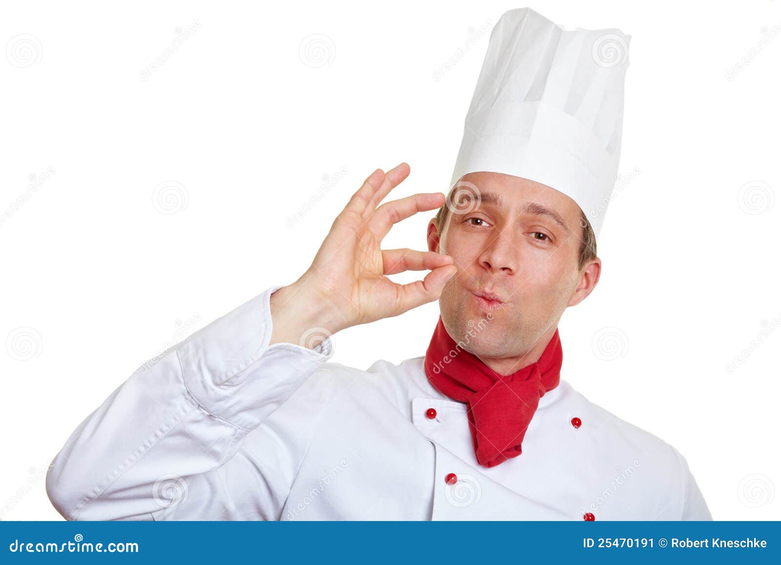 Chef Cook Making Okay Gesture Stock Image - Image of chef, cook: 25470191