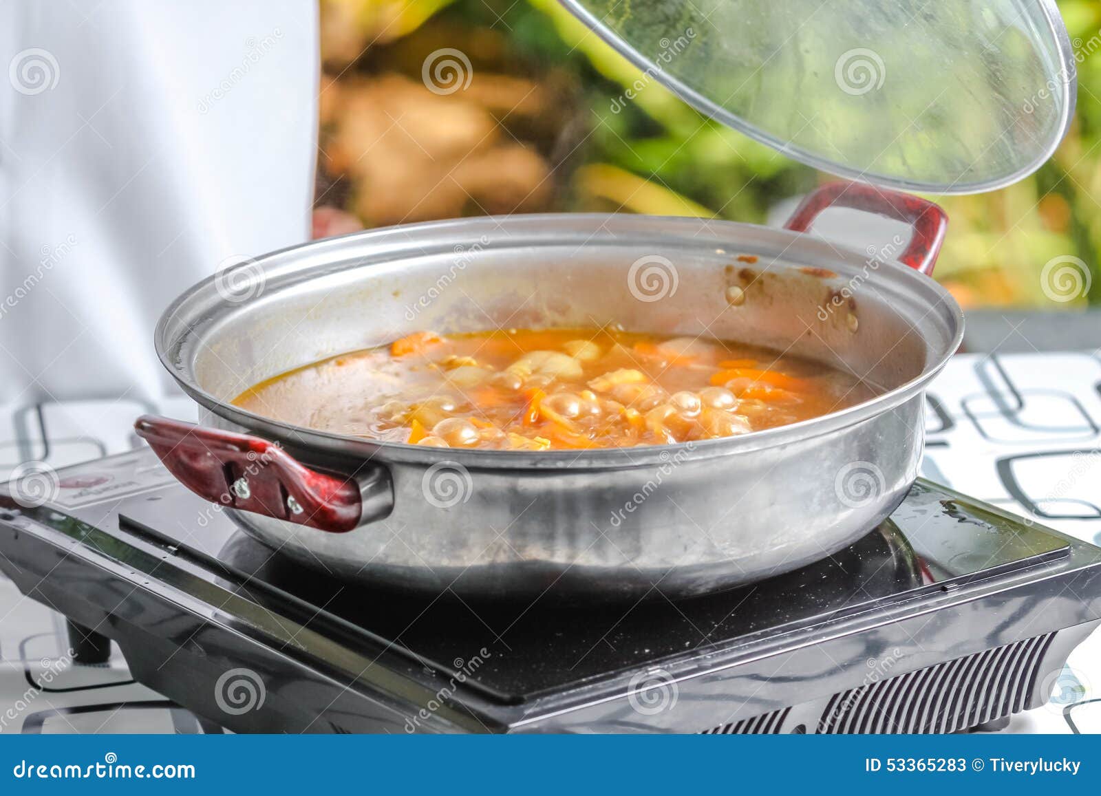 Chef cooking curry cube stock image. Image of asian, dinner - 53365283