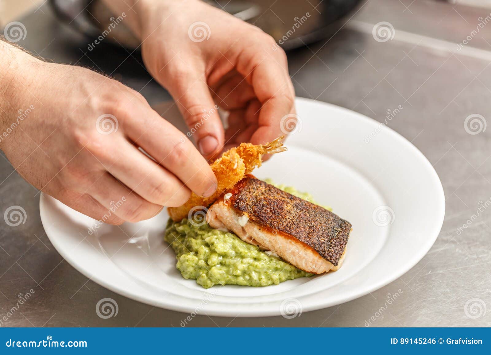 Chef is cooking for dinner stock photo. Image of tasty - 89145246