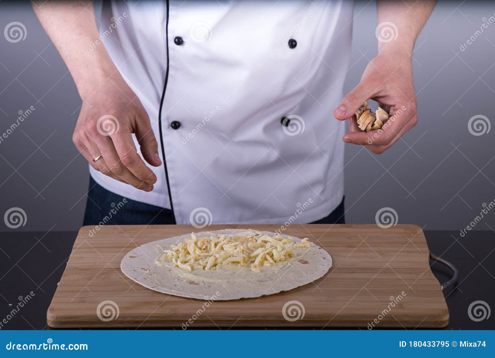 Chef Cooking Shawarma in Restaurant Kitchen24 Stock Image - Image of ...