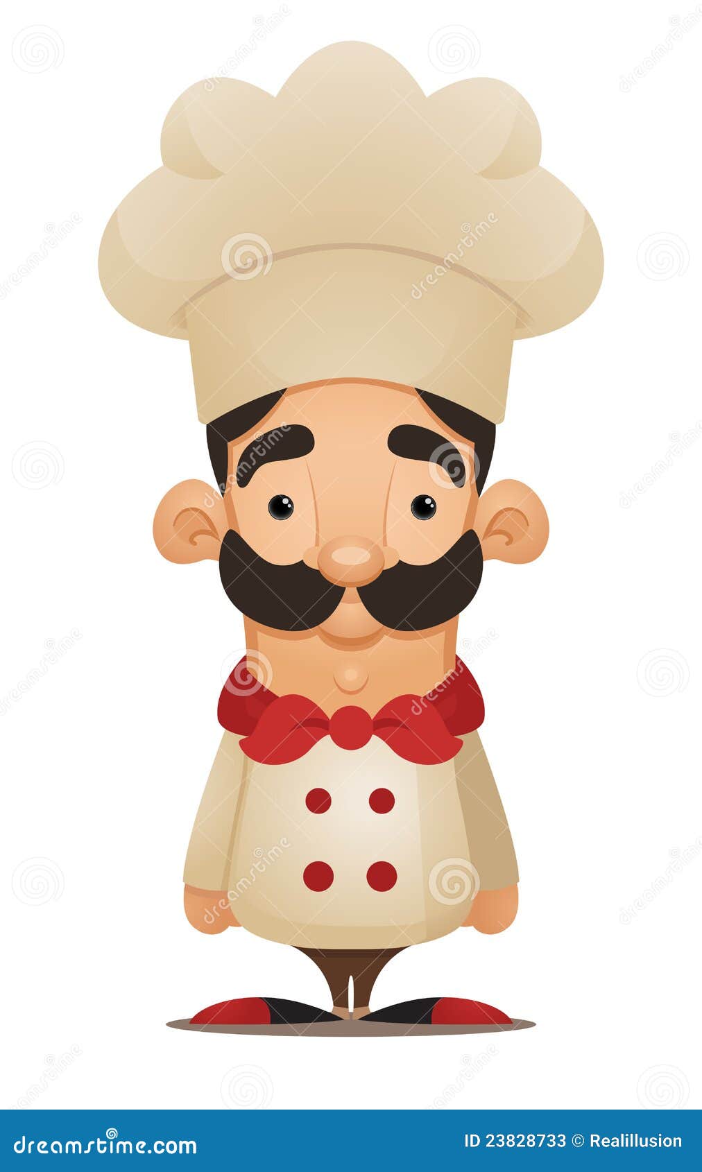 Chef. Cute Cartoon Character Stock Vector - Illustration of baker ...