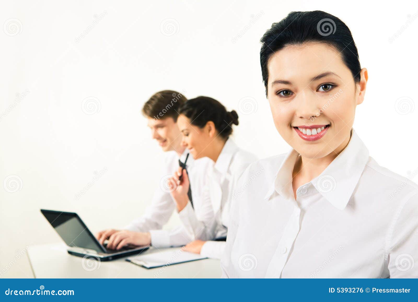 Chef de file des affaires photo stock. Image du fermer - 5393276