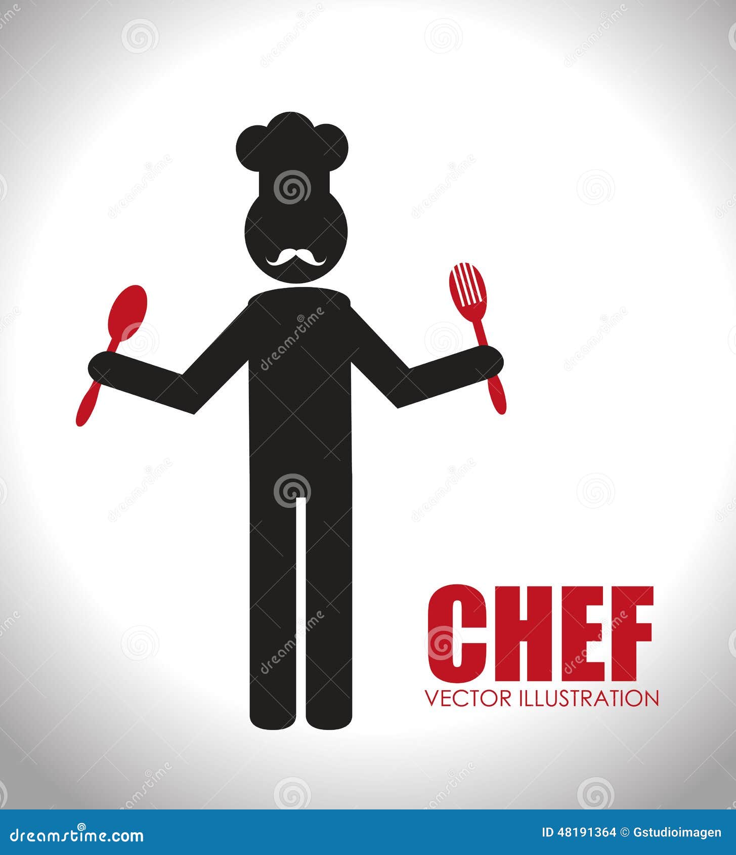 Chef Design,vector Illustration. Stock Vector - Illustration of dinner ...