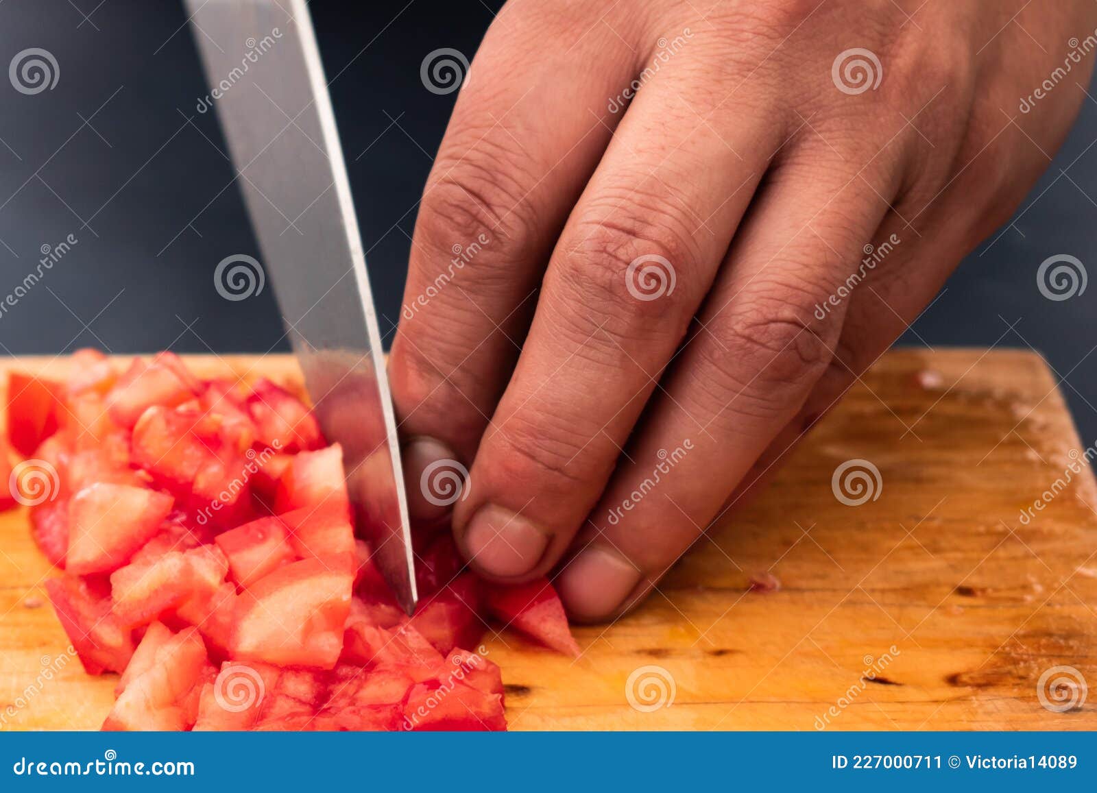 Chef Dicing Carrot. Stock Image | CartoonDealer.com #108653509