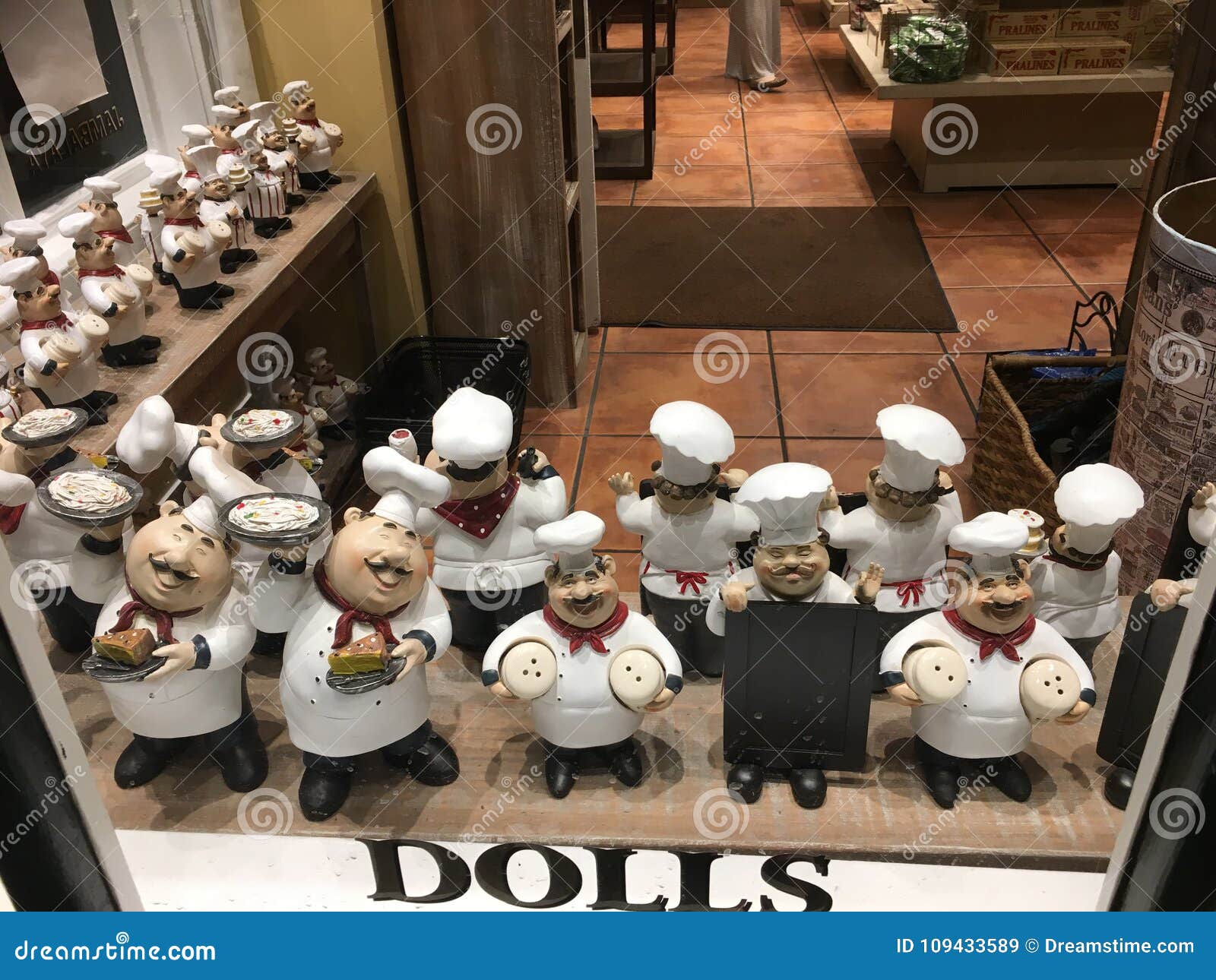 Chefs on display stock image. Image of dolls, cooks - 109433589