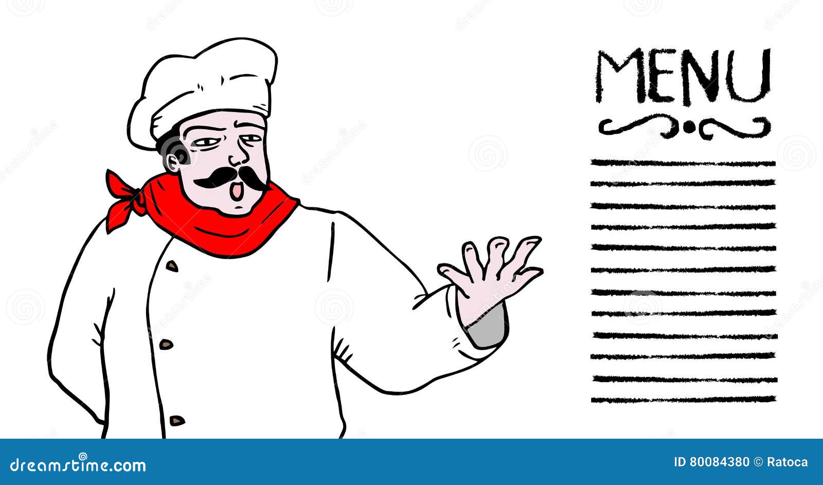 Chef draw stock vector. Illustration of design, expression - 80084380