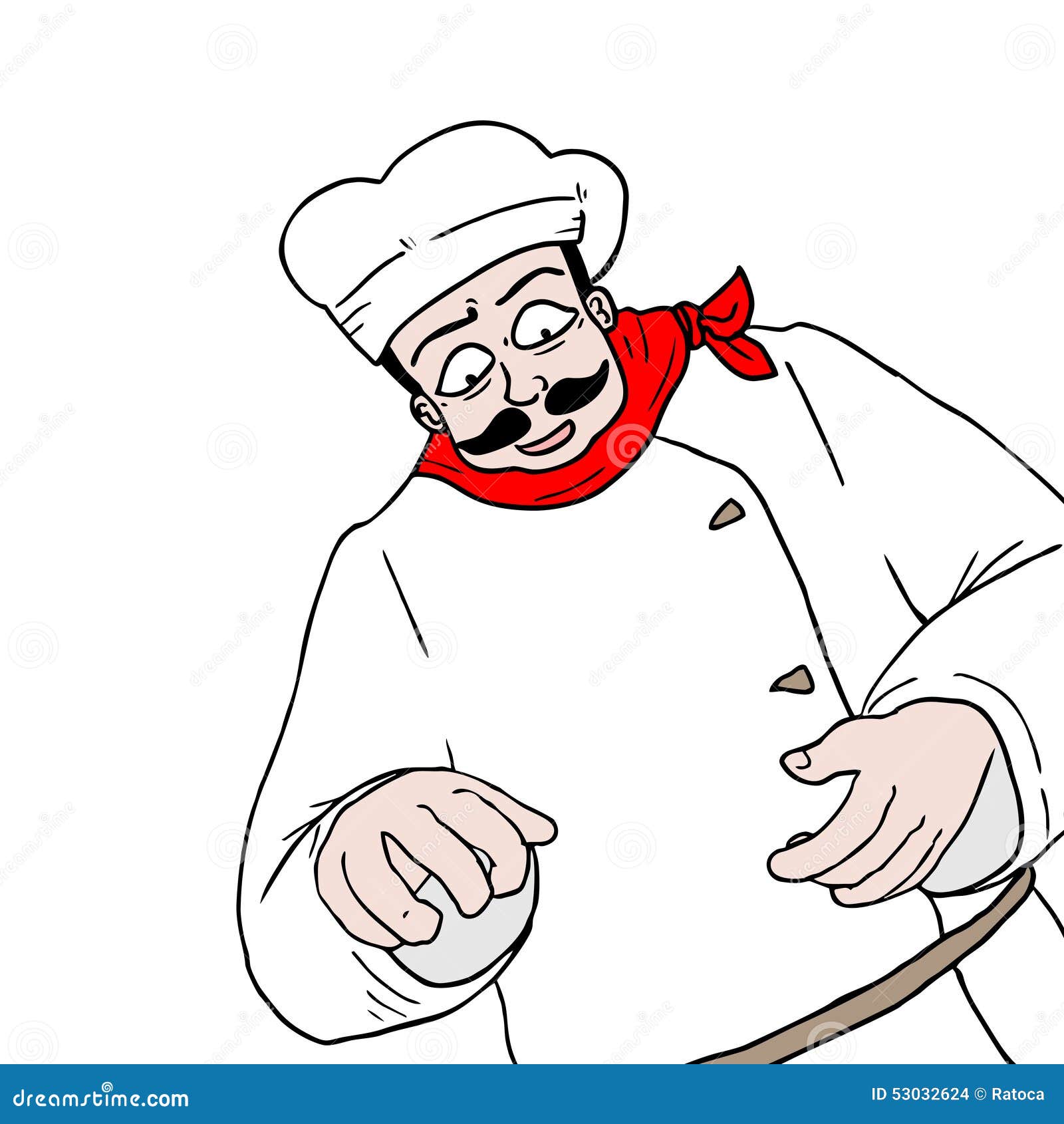 Chef draw stock vector. Illustration of culinary, food - 53032624