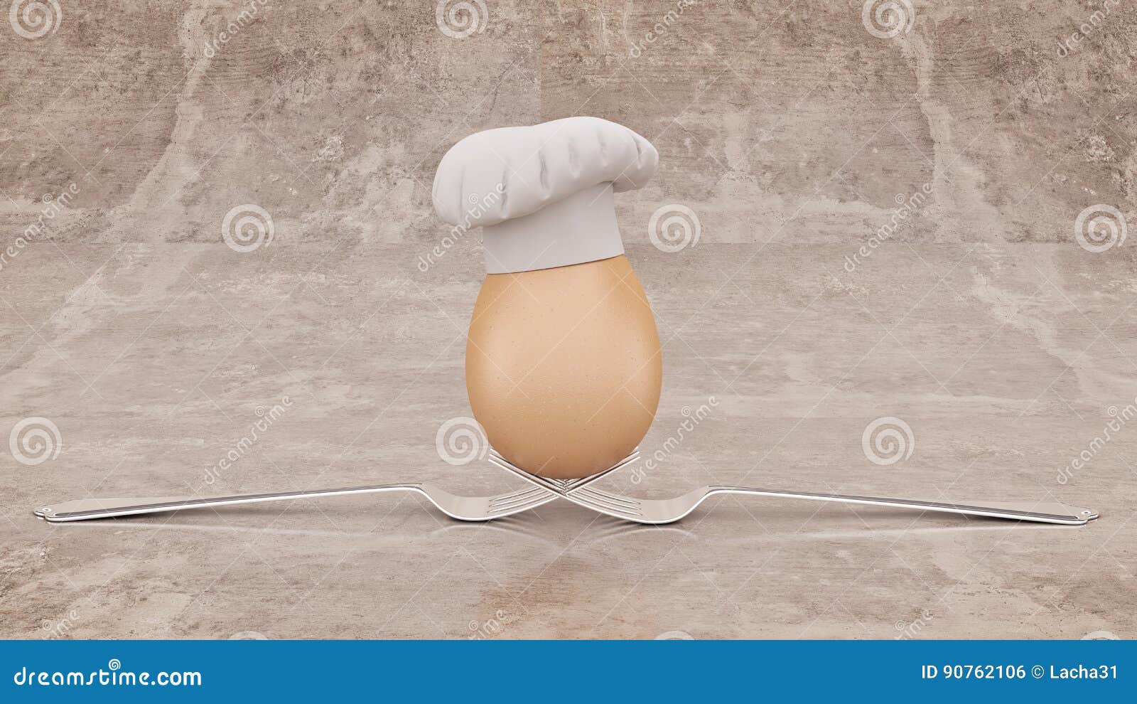 Chef egg. concept cook stock illustration. Illustration of cooking ...