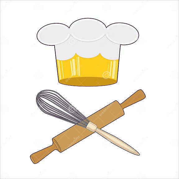 Chef emblem stock vector. Illustration of sign, gastronomy - 13598823