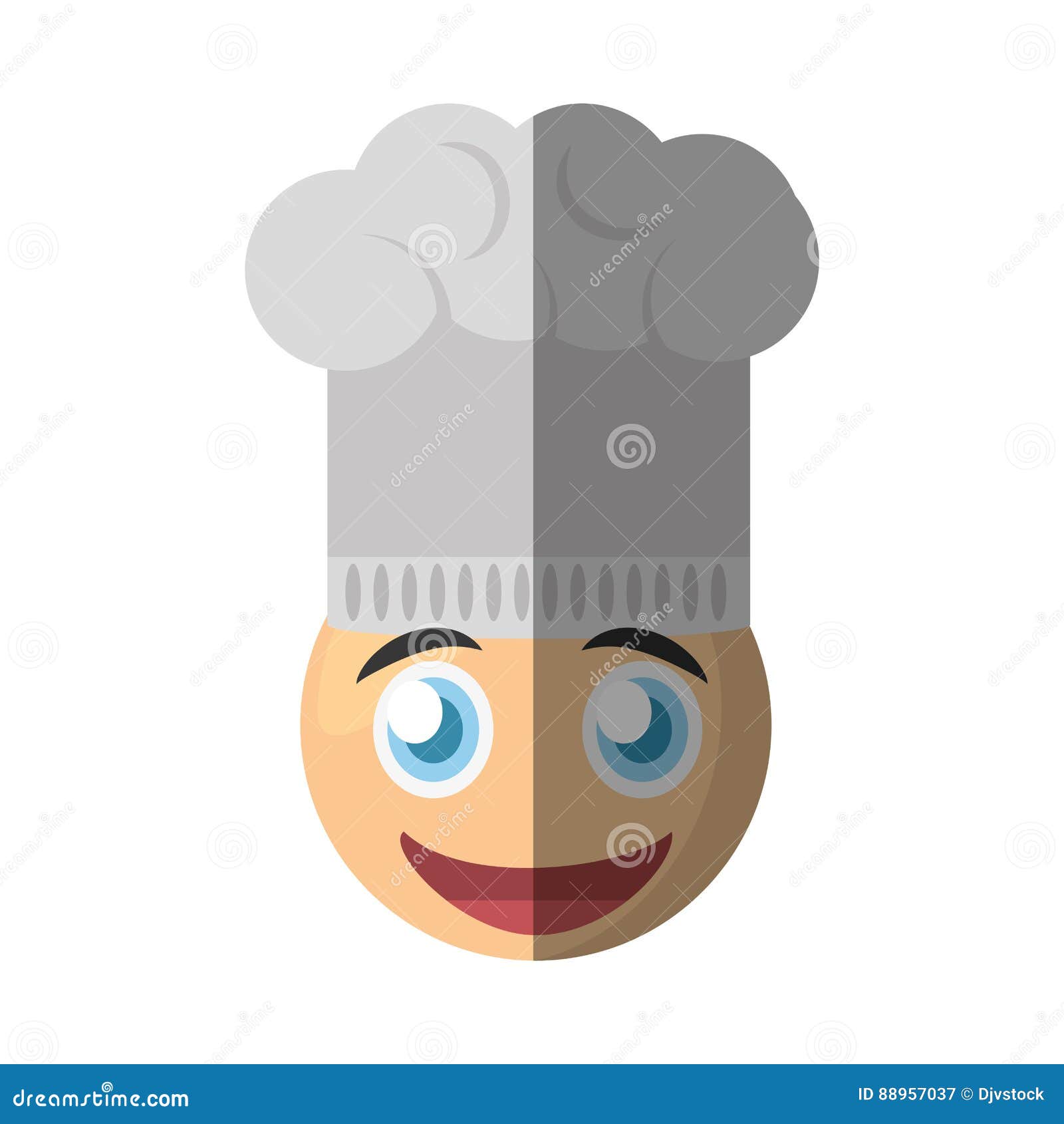 Emoticon Baker With Bread Cartoon. Cartoon Mascot Vector ...