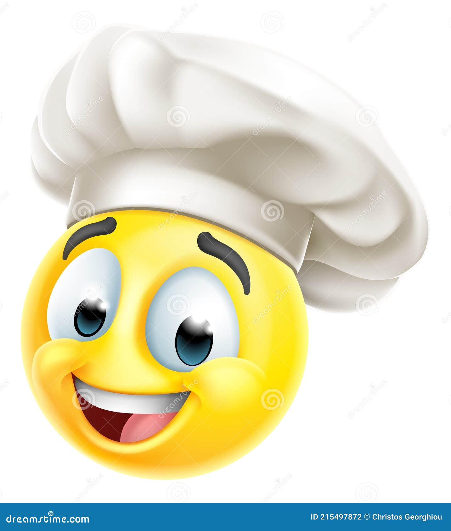 Chef Emoticon Cook Cartoon Face | CartoonDealer.com #249581489