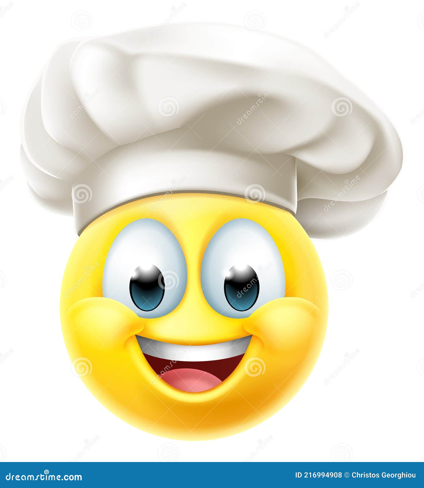 Chef Emoticon Cook Cartoon Face Stock Vector - Illustration of comic ...