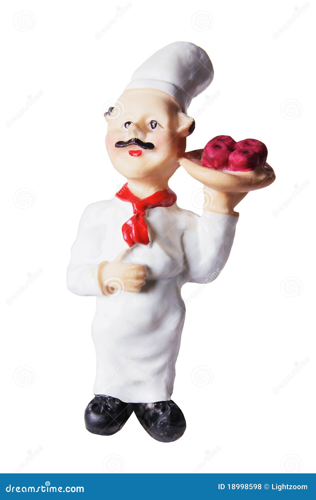 Chef Figurine stock photo. Image of desert, figurine - 18998598