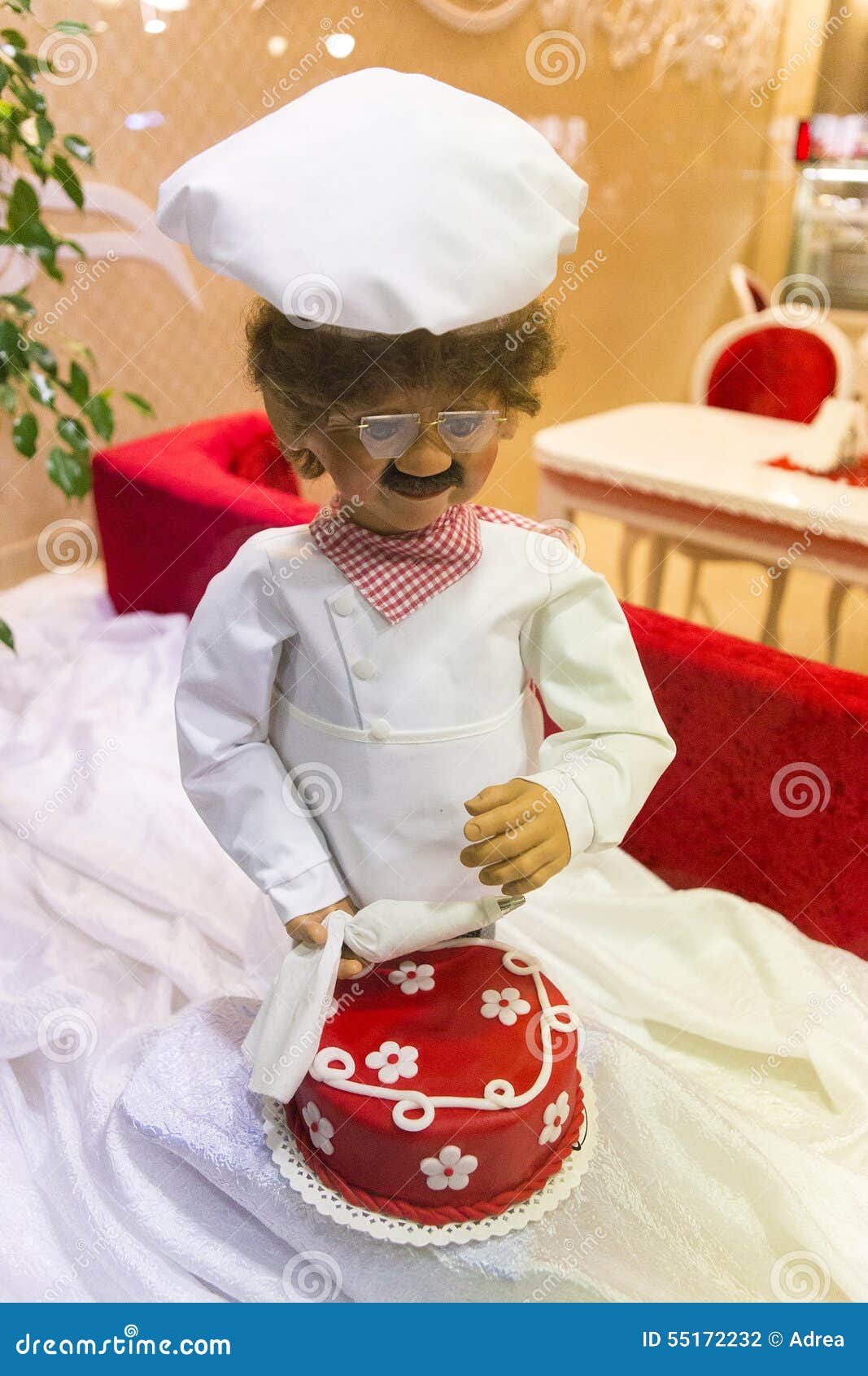 Chef figurine stock photo. Image of person, catering - 55172232