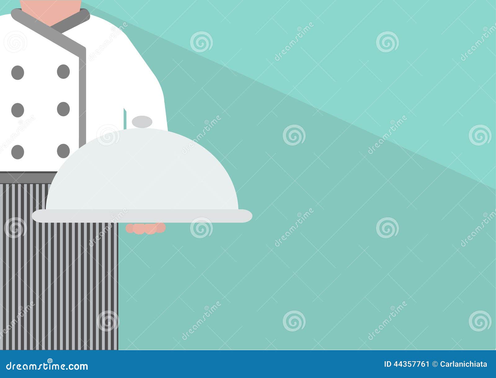 Chef flat design. stock vector. Illustration of copy - 44357761