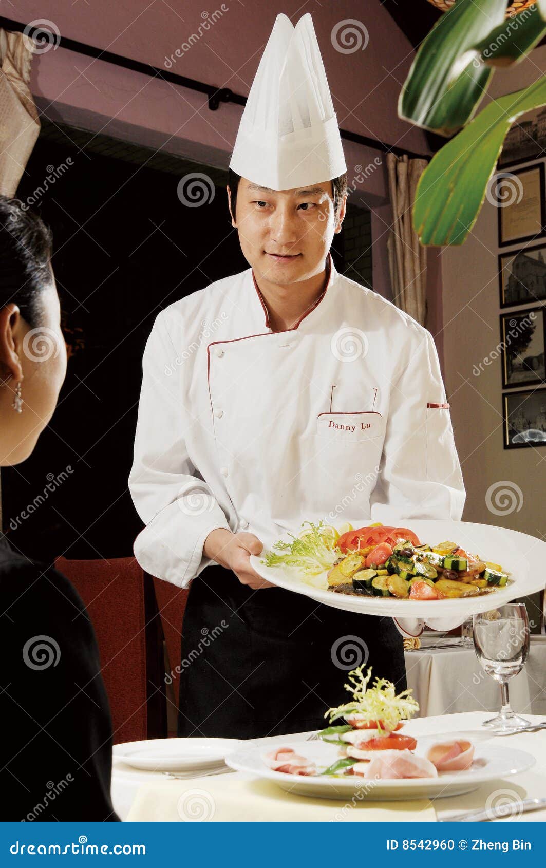 Chef with food stock photo. Image of meal, hungry, mypeopleatwork - 8542960