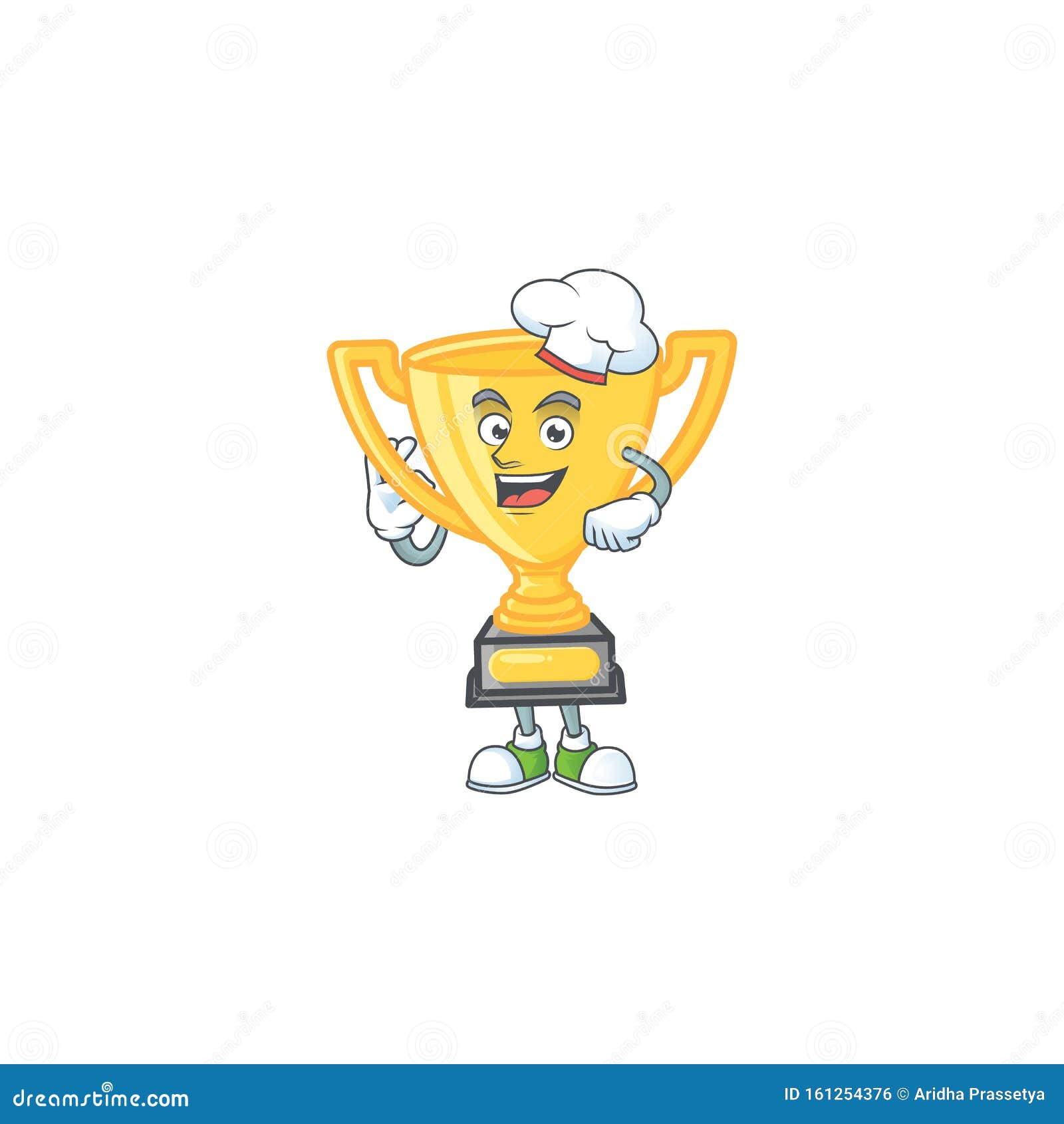 Chef Gold Trophy for Victory Achievement Award Stock Vector ...