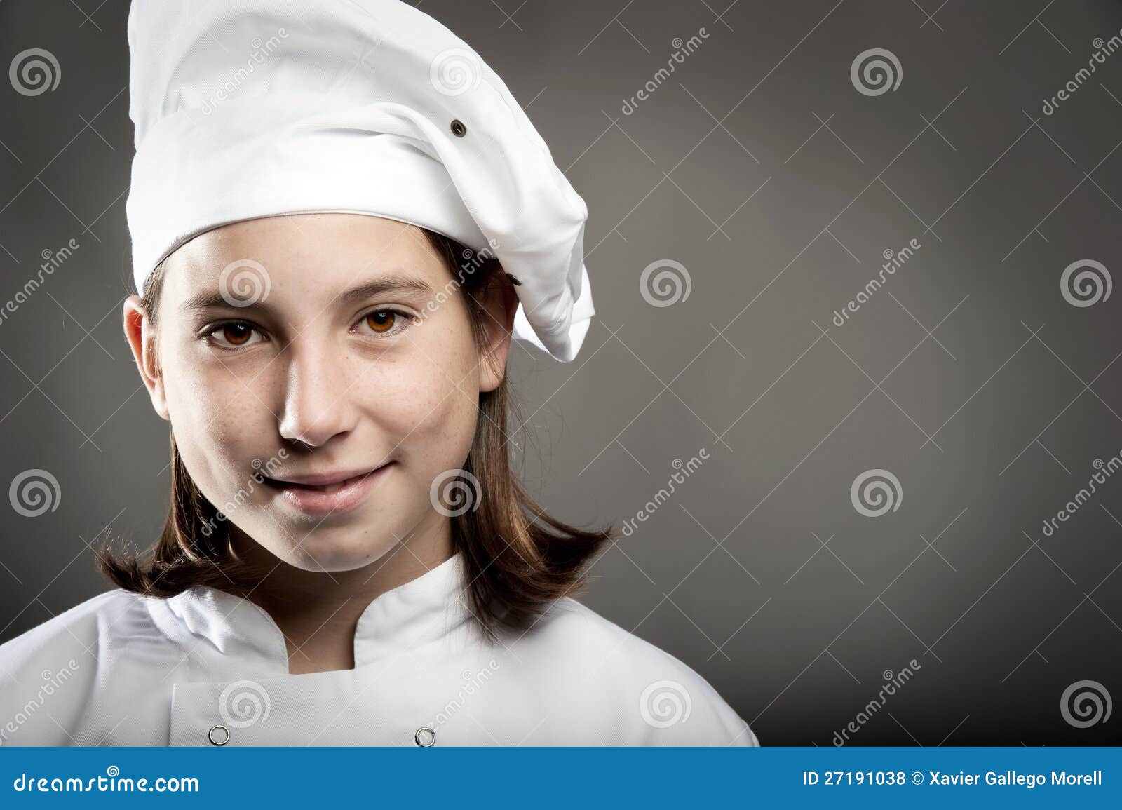 Chef on gray background stock photo. Image of culinary - 27191038