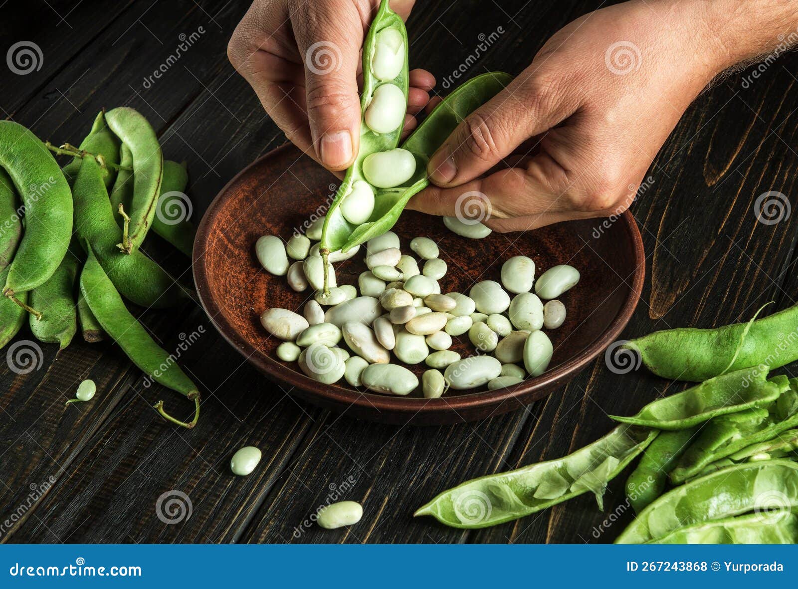 The Chef Hands while Working in the Kitchen. the Cook Separates the ...