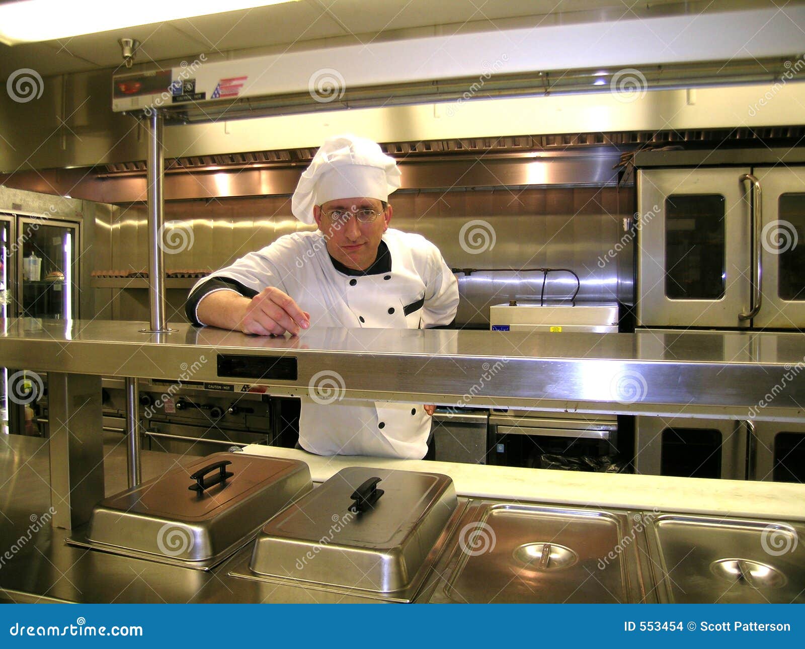 Chef - with Hat stock photo. Image of cooking, flames, dinner - 553454