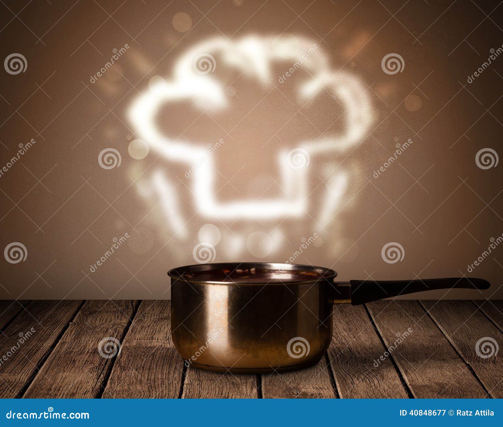 Chef hat above cooking pot stock image. Image of food - 40848677