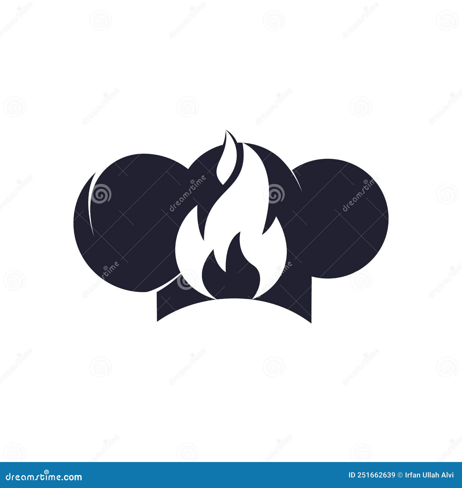 Hot Chef Hat Vector Logo Design Template. Chef Hat and Fire Icon Logo ...