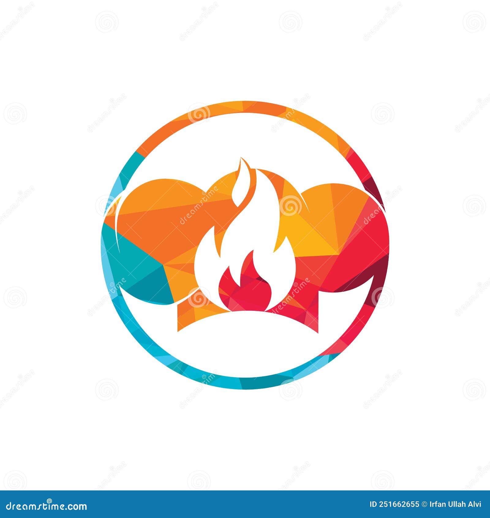 Hot Chef Hat Vector Logo Design Template. Chef Hat and Fire Icon Logo ...
