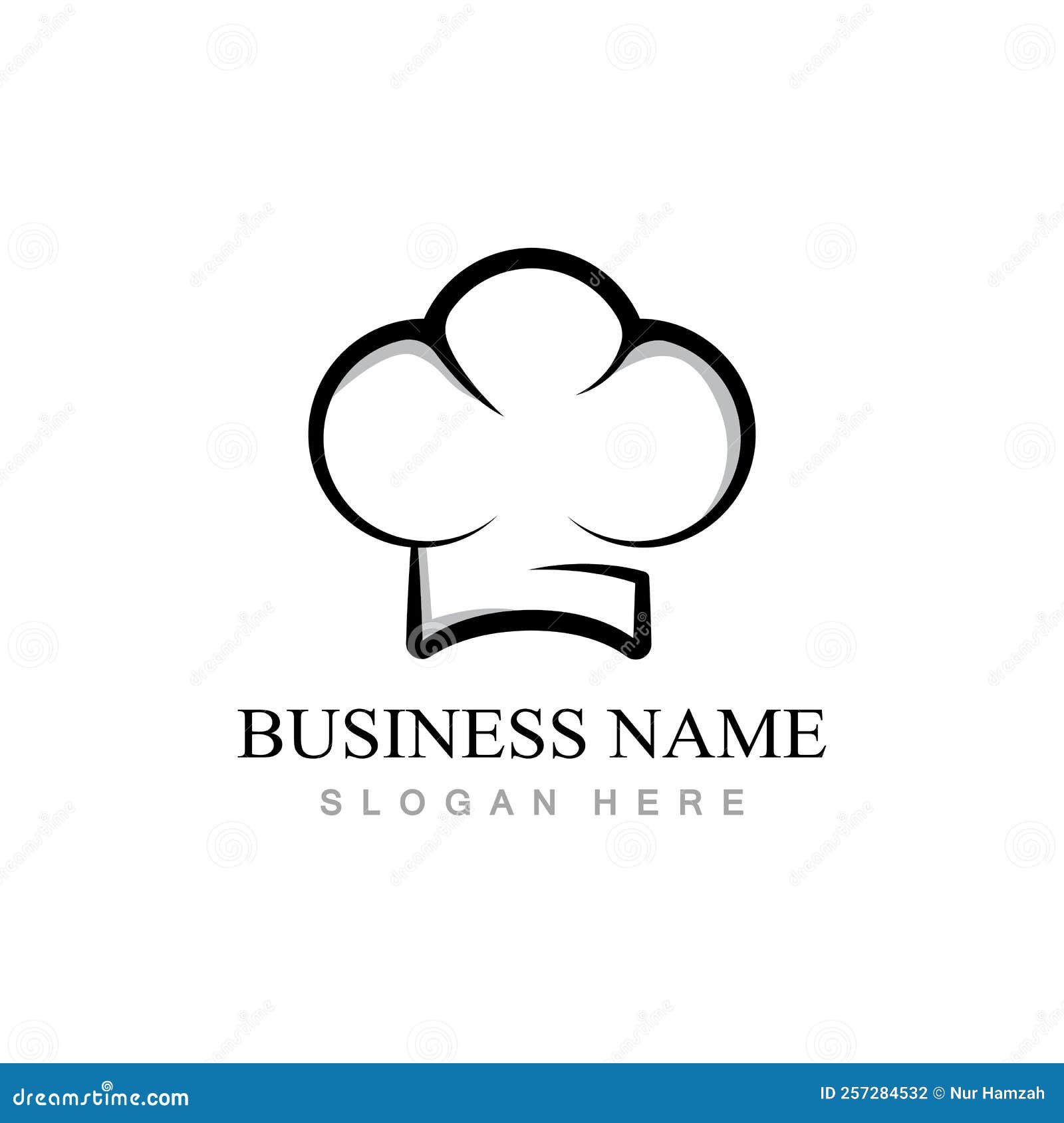Chef Hat Logo Design with Vector Illustration Template Stock Vector ...