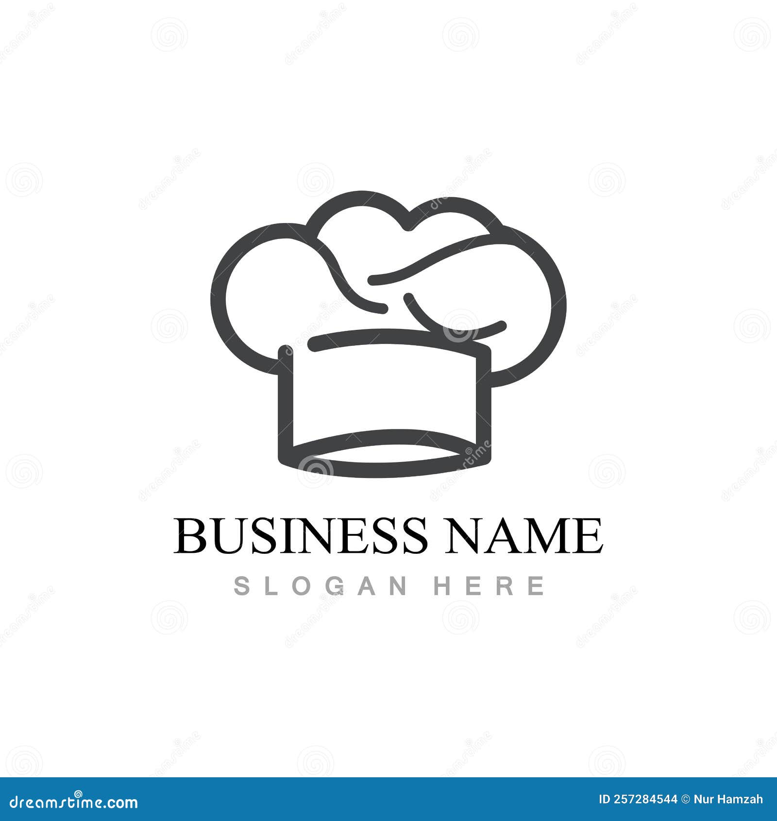 Chef Hat Logo Design with Vector Illustration Template Stock Vector ...