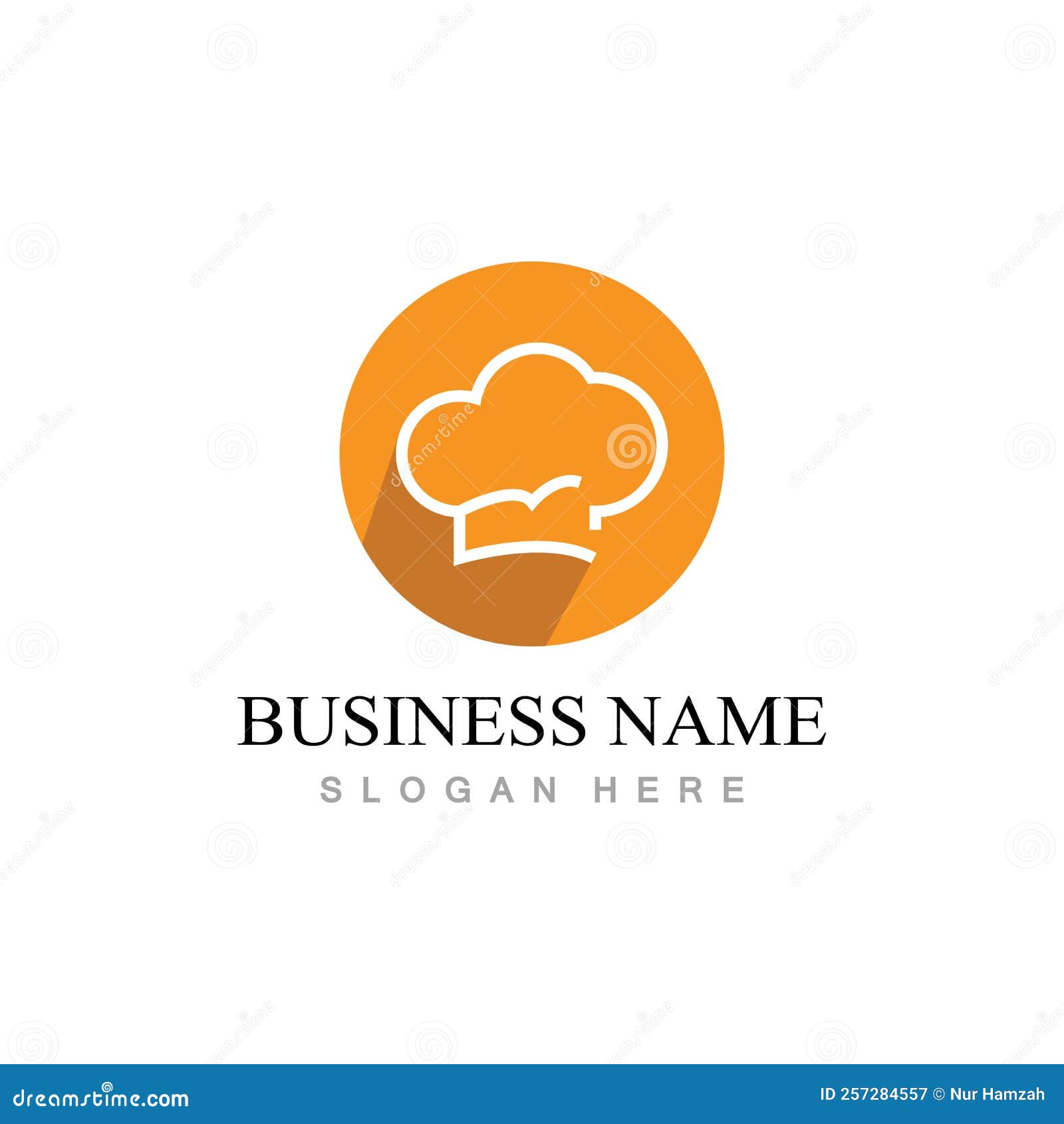 Chef Hat Logo Design with Vector Illustration Template Stock Vector ...