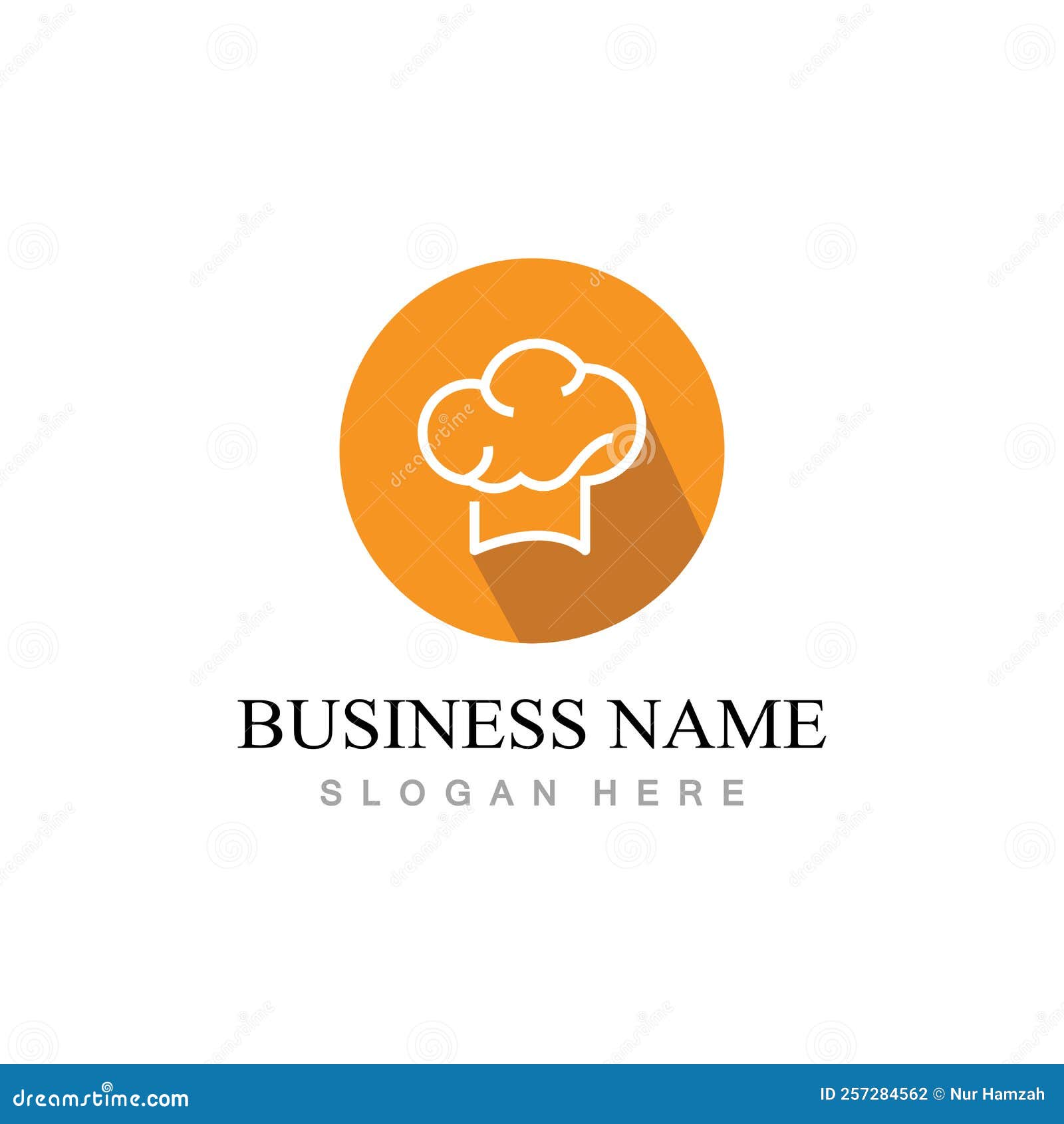 Chef Hat Logo Design with Vector Illustration Template Stock Vector ...