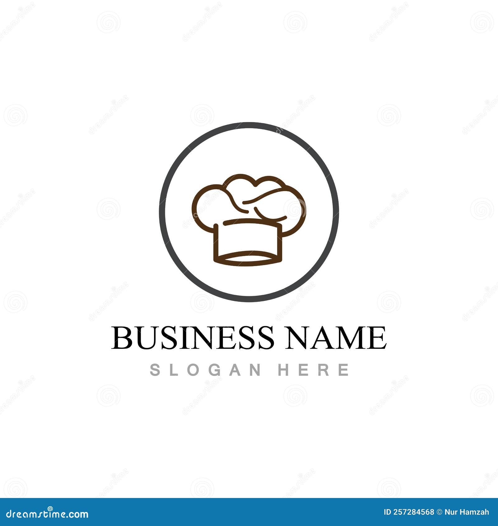 Chef Hat Logo Design with Vector Illustration Template Stock Vector ...