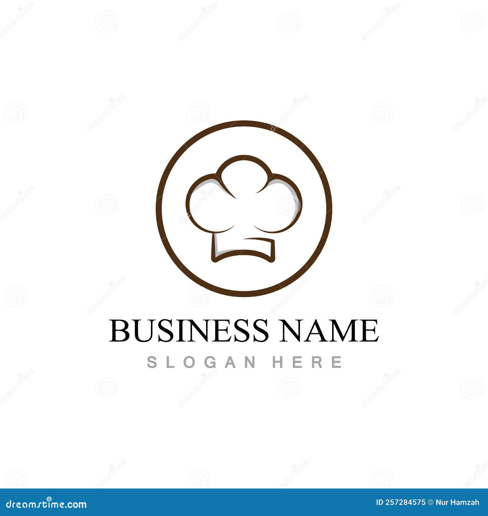 Chef Hat Logo Design with Vector Illustration Template Stock Vector ...