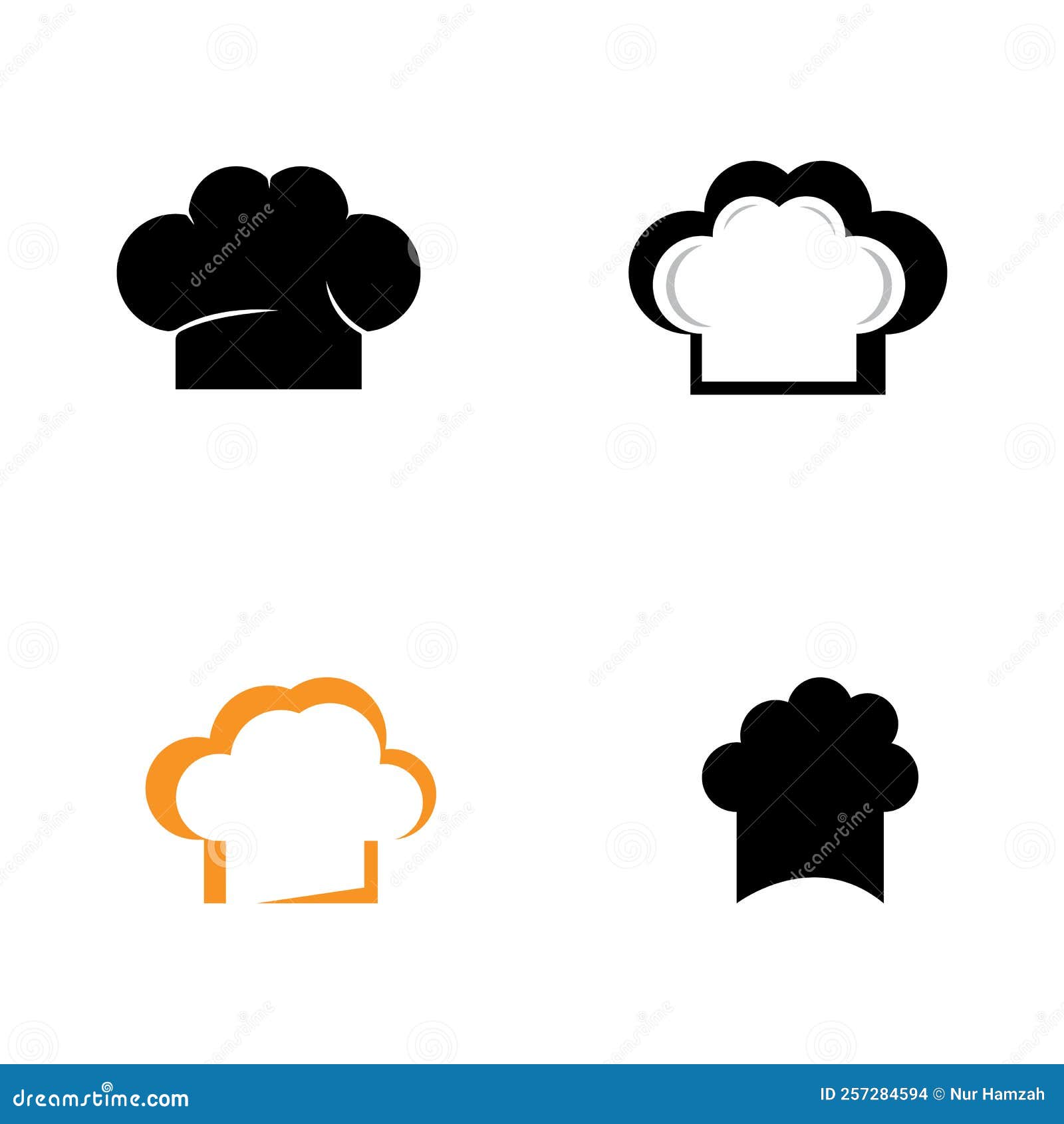 Chef Hat Logo Design with Vector Illustration Template Stock Vector ...