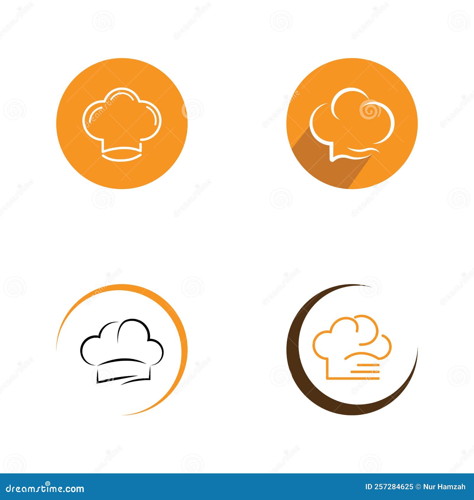 Chef Hat Logo Design with Vector Illustration Template Stock Vector ...