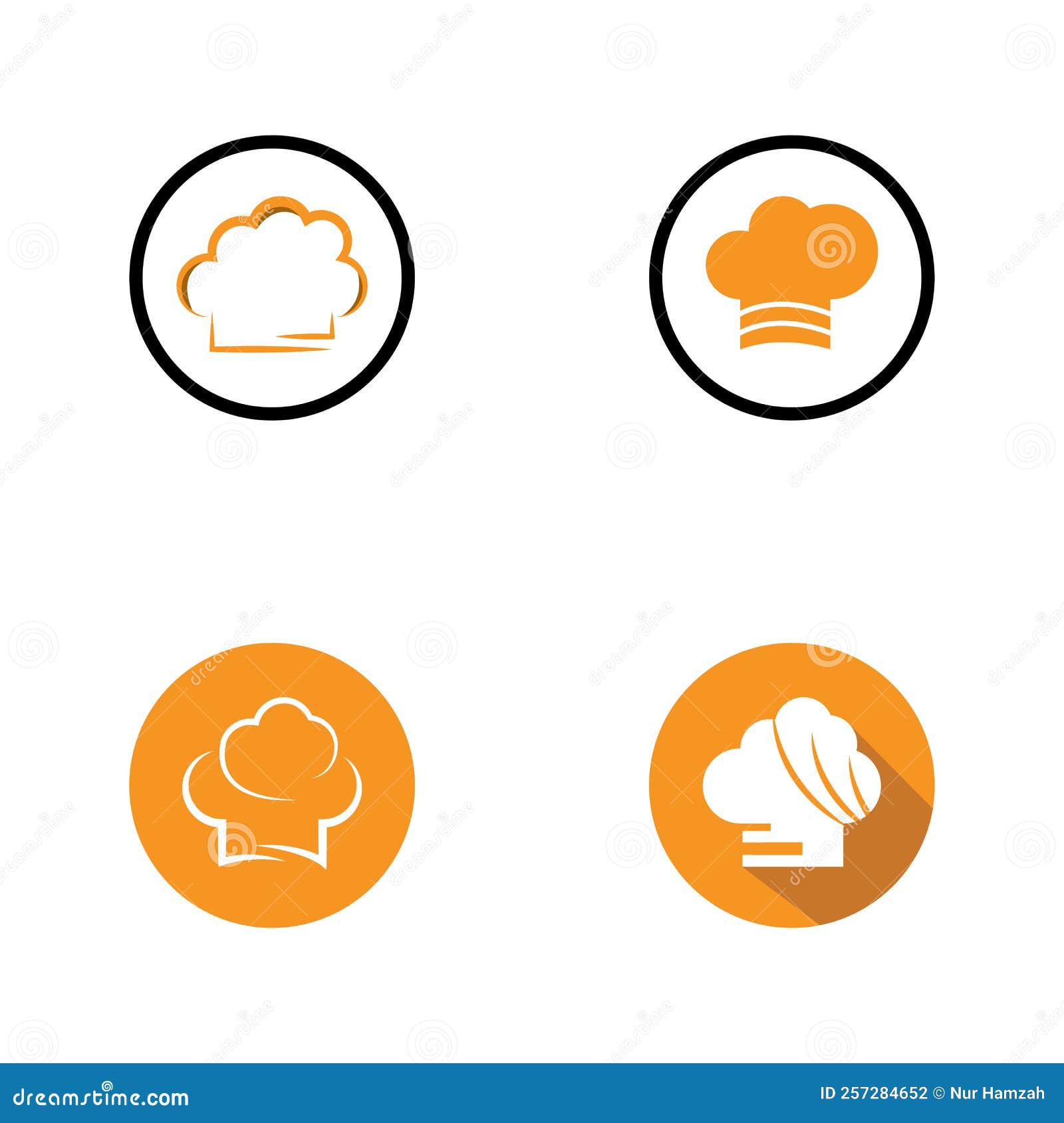 Chef Hat Logo Design with Vector Illustration Template Stock Vector ...