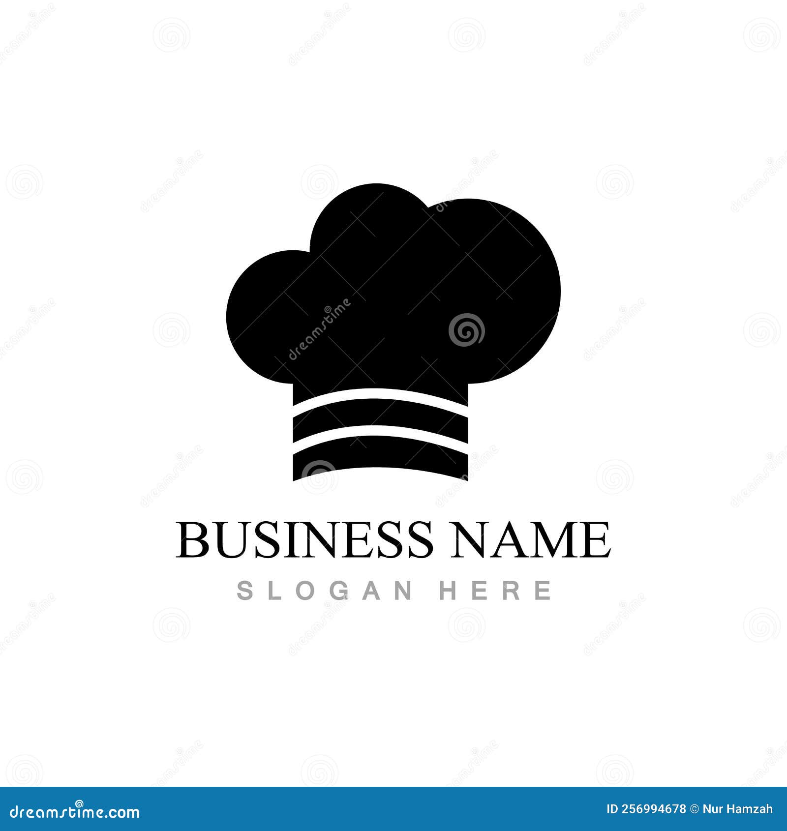 Chef Hat Logo Design with Vector Illustration Template Stock Vector ...