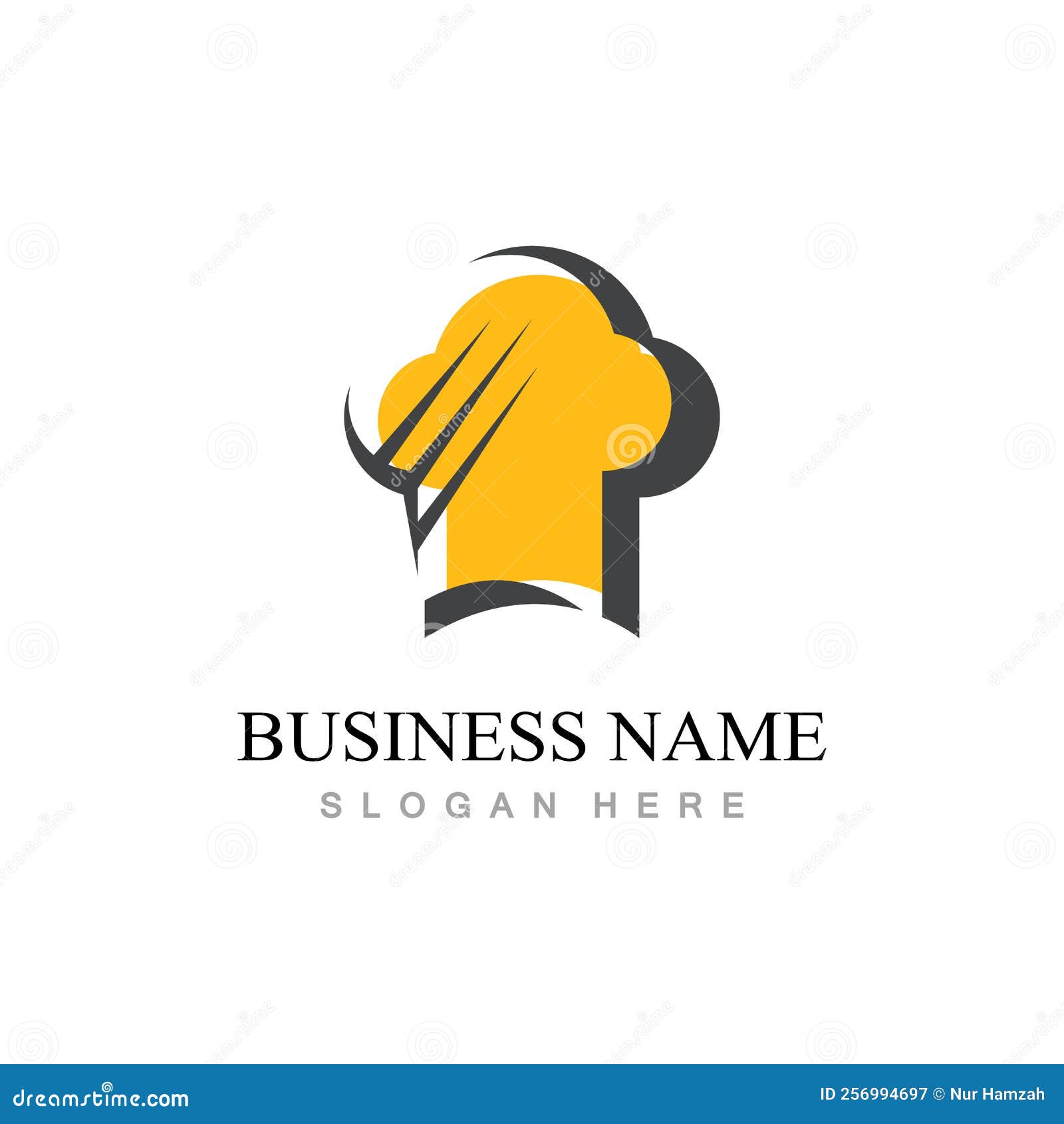 Chef Hat Logo Design with Vector Illustration Template Stock Vector ...